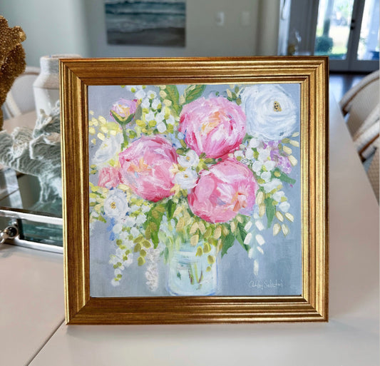 Floral Hand Embellished Prints – Ashley Salvatori