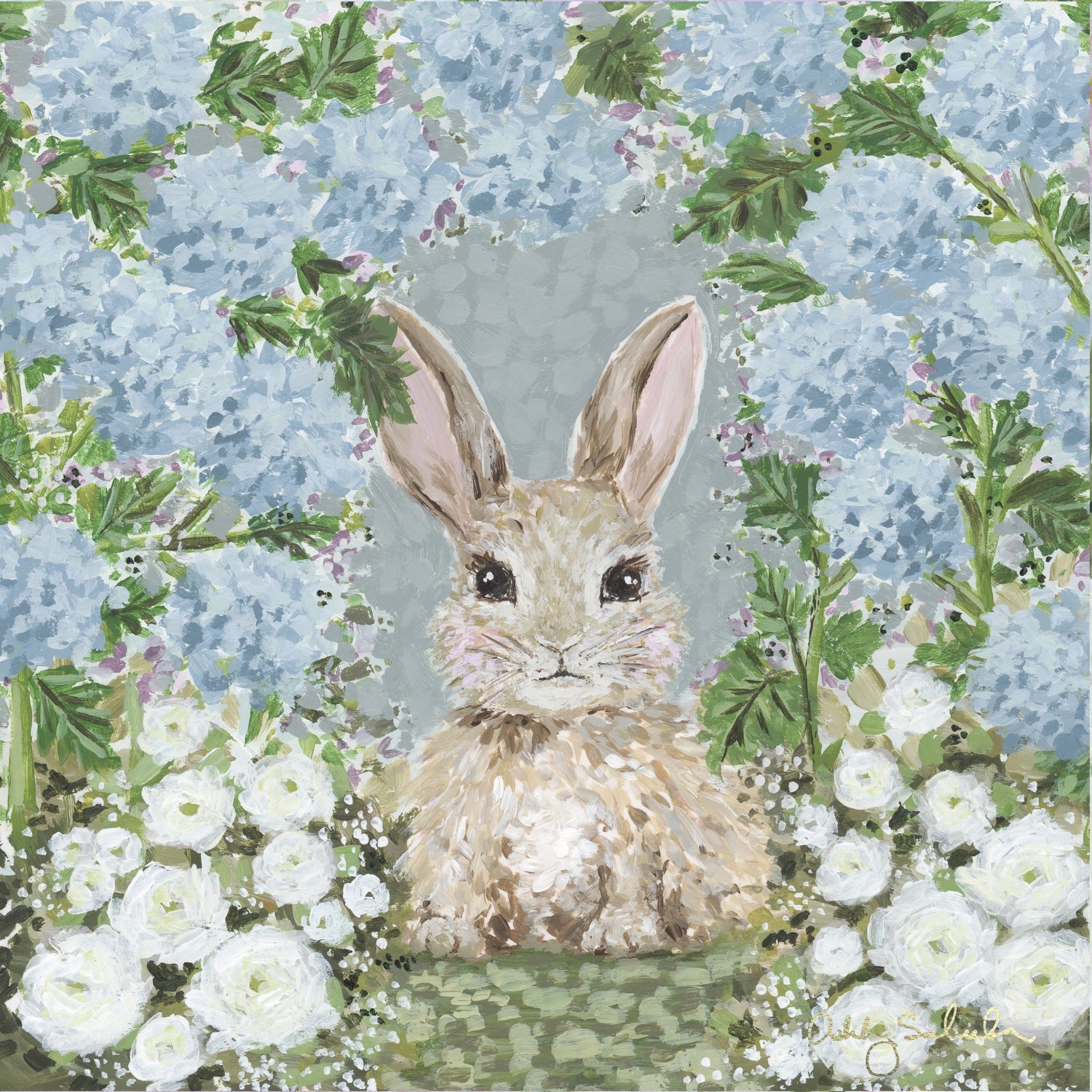 "Hops in the Garden" Signature Canvas Print – Ashley Salvatori
