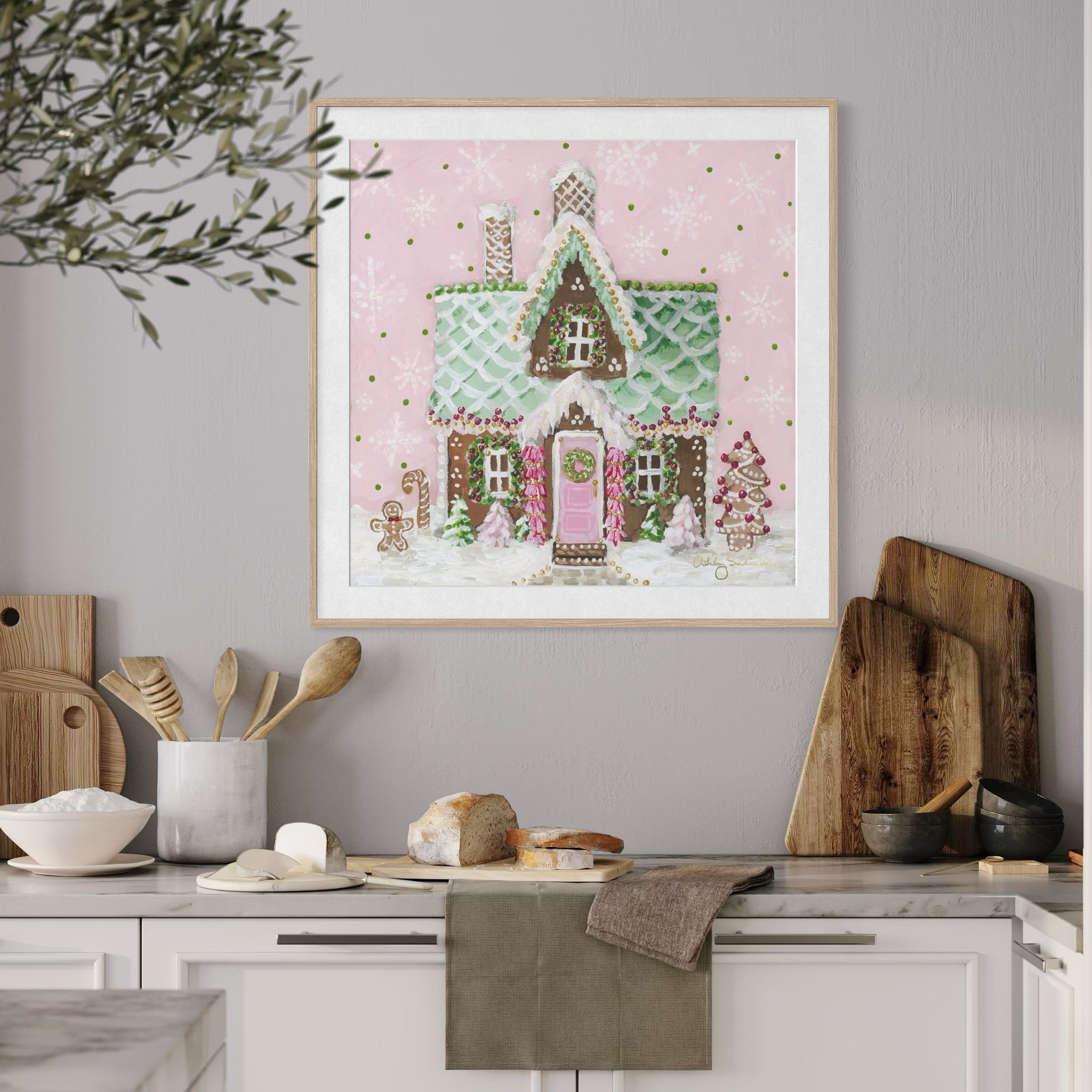 “The Gingerbread House" Signature Canvas Print – Ashley Salvatori